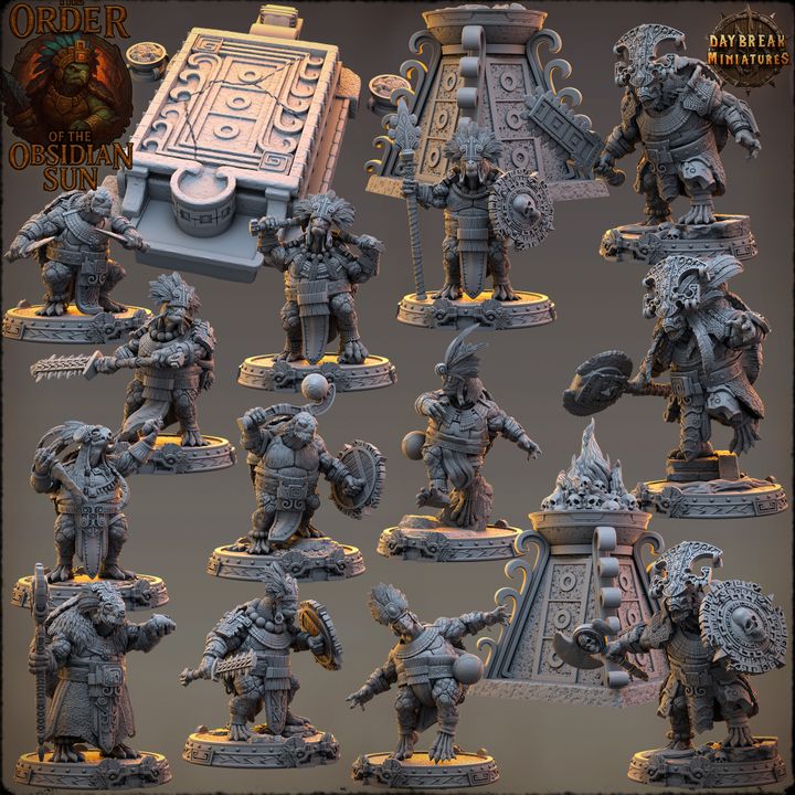 3D Printable The Order of the Obsidian Sun - COMPLETE PACK by Daybreak ...