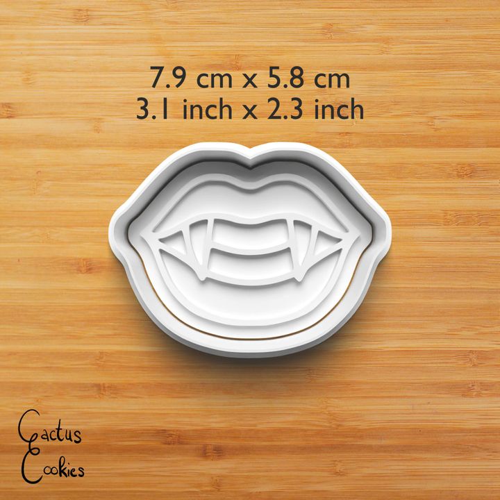 3D Printable Vampire Cookie Cutter set 0946 by James-Jason Beckers