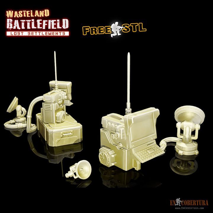 3D Printable Portable Radio for 28mm post-apocalyptic wargames – FREE ...