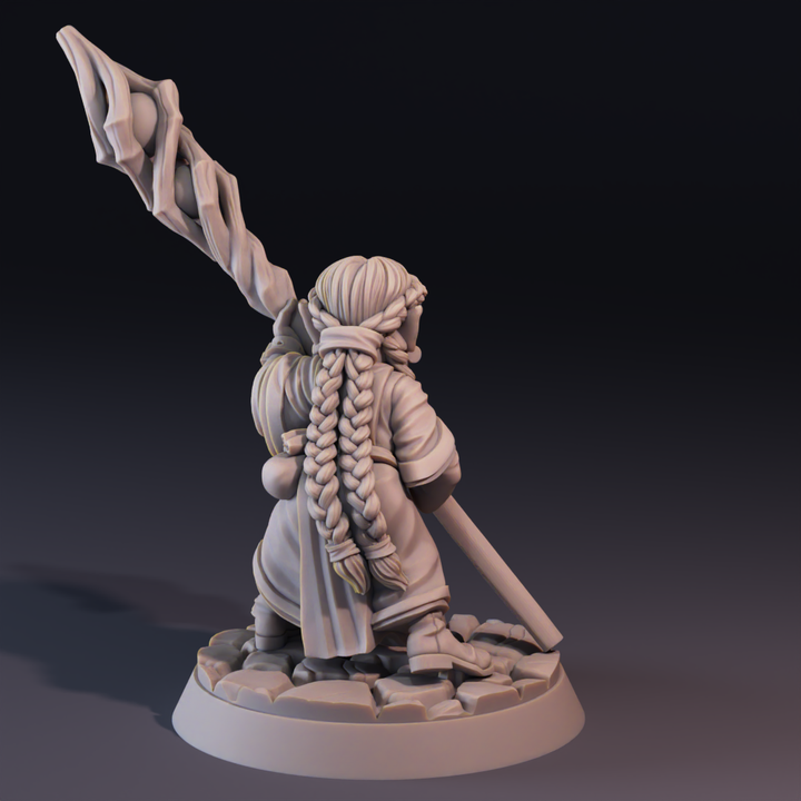 3D Printable Female Gnome Wizard by Michael Evans