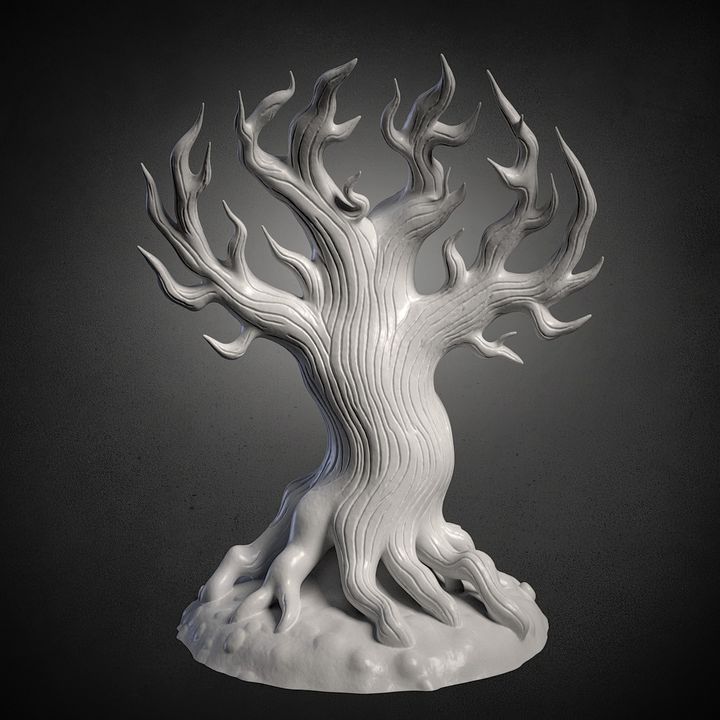 3D Printable Cursed Tree by Iron-Mesh-3D