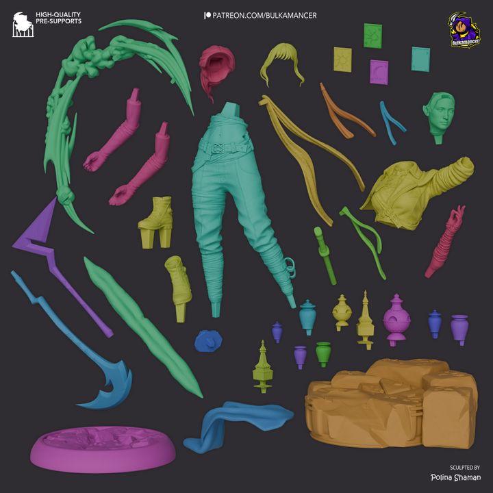 3D Printable Expedition Swimmer | 267mm by Bulkamancer Sculpts