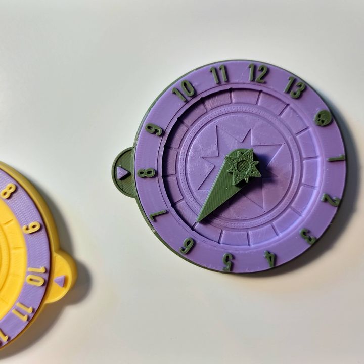 3D Printable Daggerheart tracker - HP, Stress, Hope, Armor by Sam P