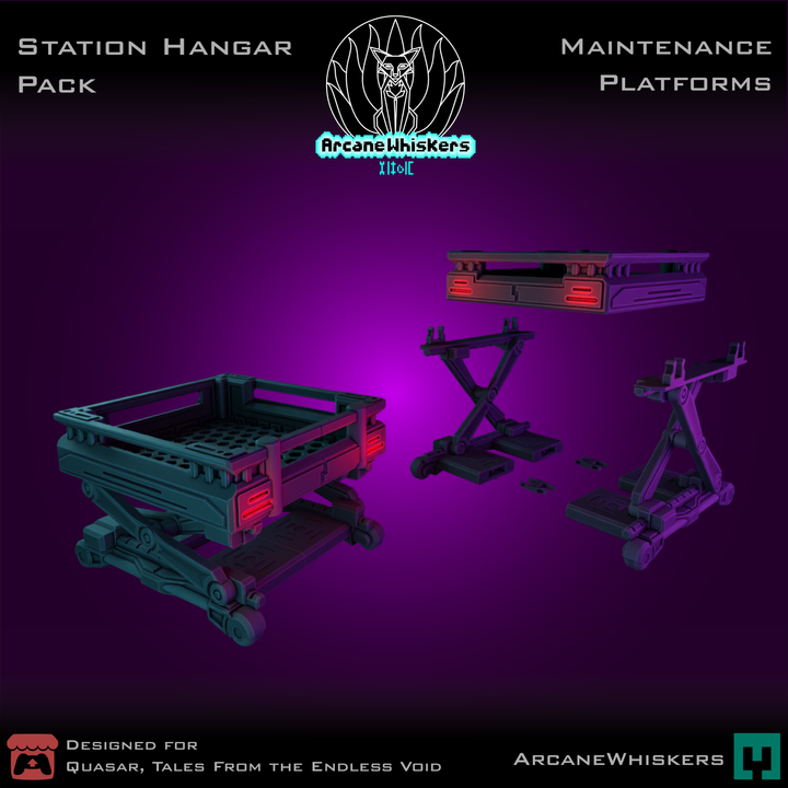 3D Printable maintenance platform by Arcane Whiskers