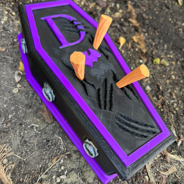 3D Printable Count’s Coffin – Wiggle Budz – Halloween Edition by Laughing Dragon Foundries