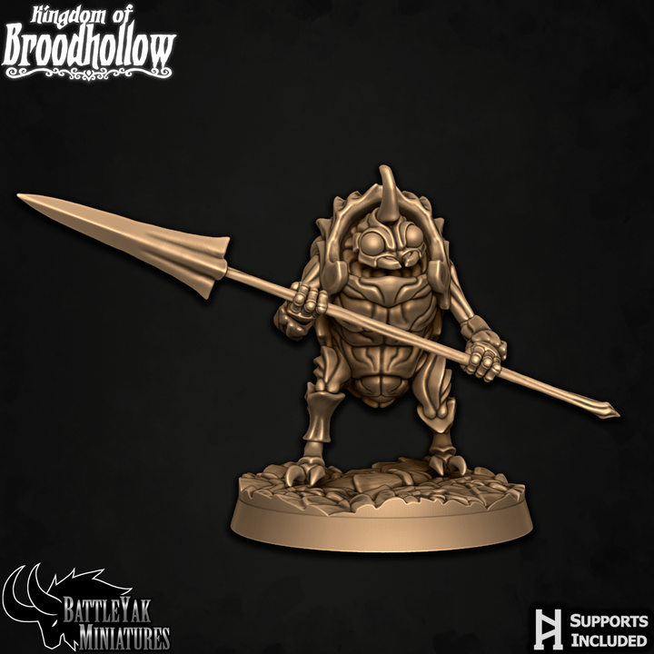3D Printable Broodknight Solider D by Battle Yak Miniatures
