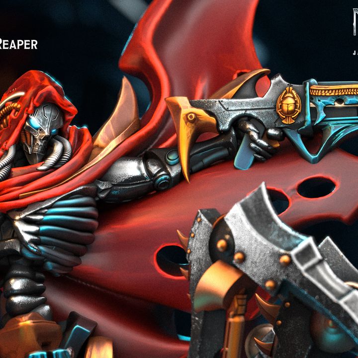 3D Printable Nahrut the Silent Reaper by Heroes Infinite