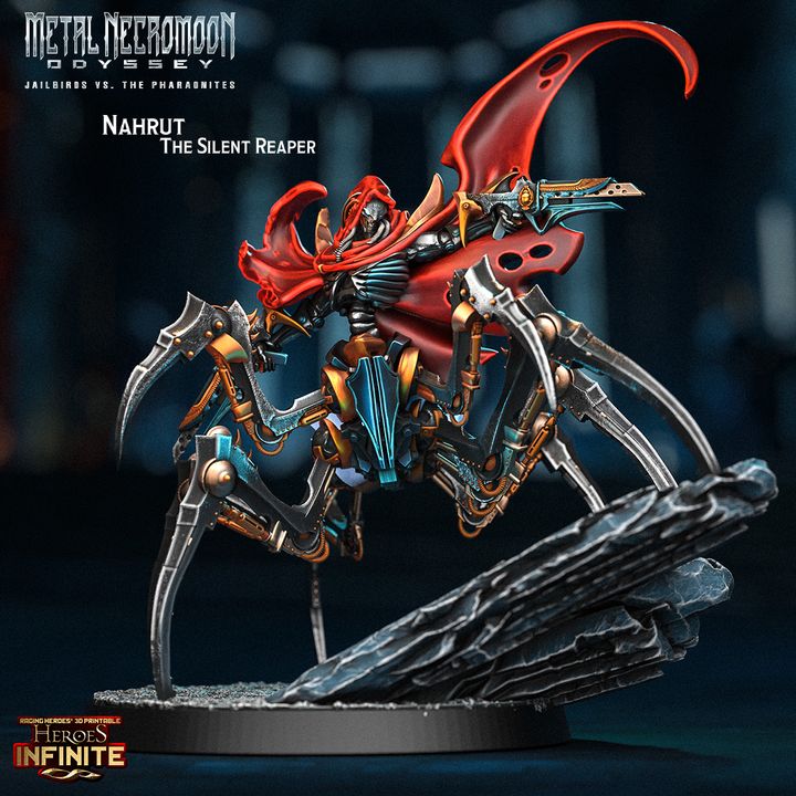 3D Printable Nahrut the Silent Reaper by Heroes Infinite