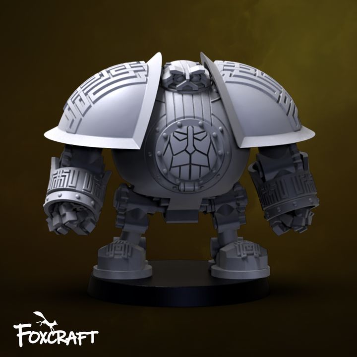 3D Printable Dwarven Automatons by FoxCraft Creations