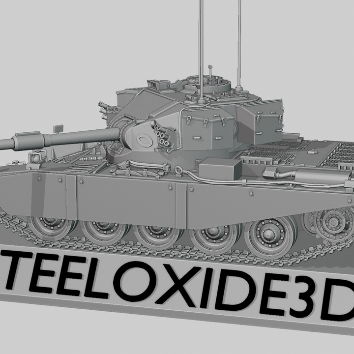 3D Printable FV4202 by STEELOXIDE3D