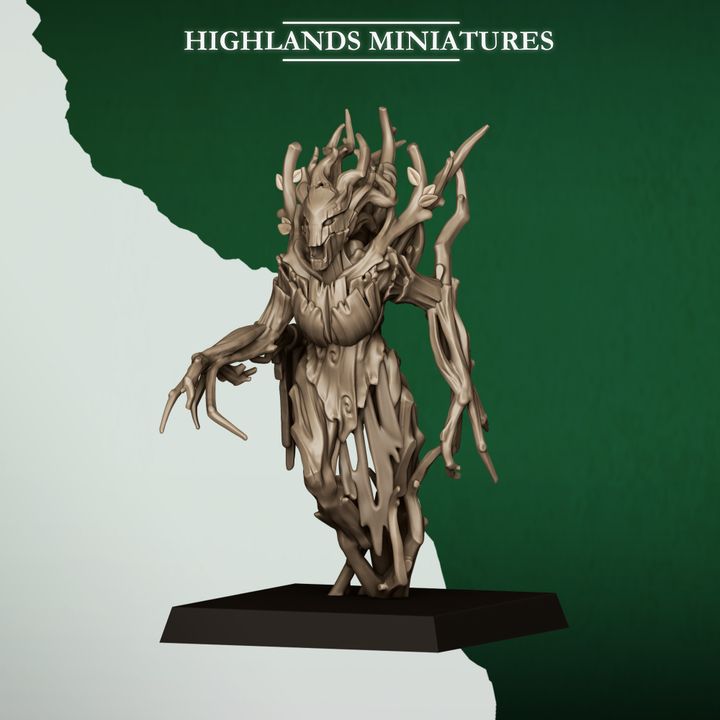 3D Printable Feral Dryads - Highlands Miniatures by Highlands Miniatures
