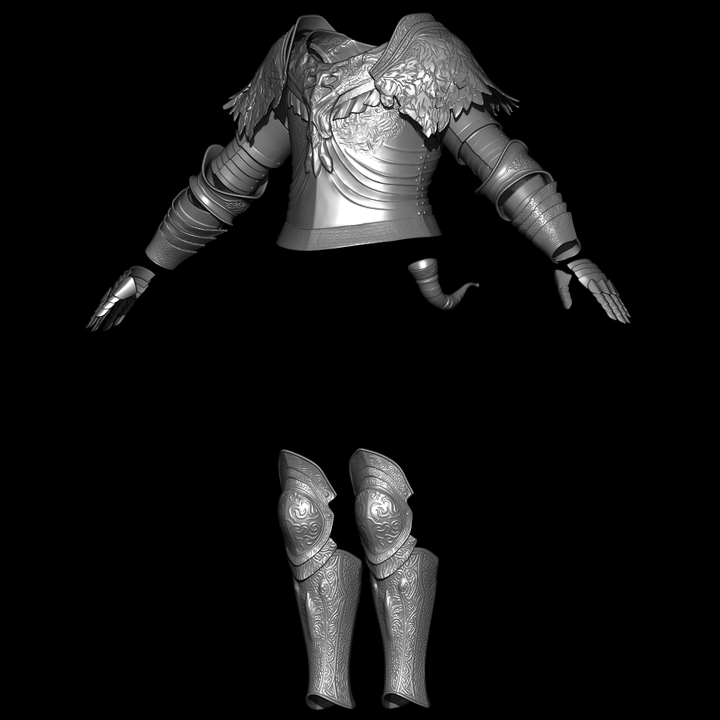 3D Printable VARGRAM THE RAGING WOLF ARMOR SET life size cosplay ...