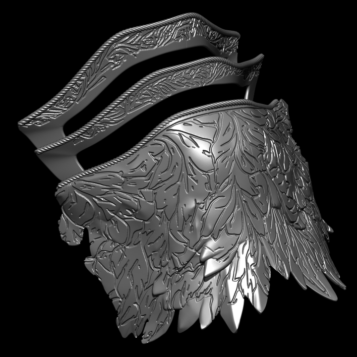 3D Printable VARGRAM THE RAGING WOLF ARMOR SET life size cosplay ...