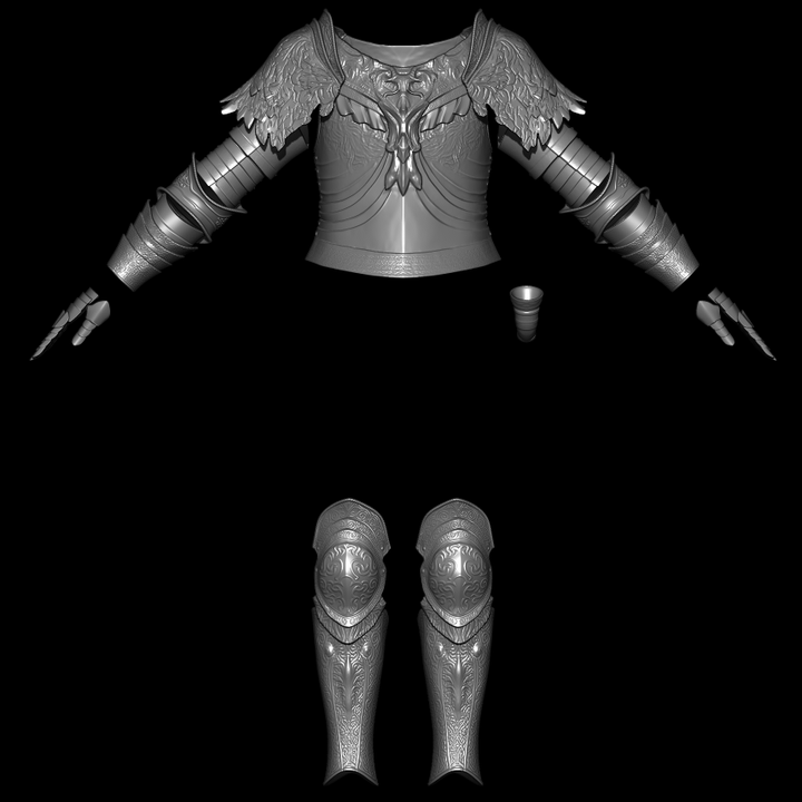 3D Printable ULTIMATE VARGRAM THE RAGING WOLF PACK full armor with ...