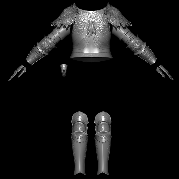 3D Printable ULTIMATE VARGRAM THE RAGING WOLF PACK full armor with ...