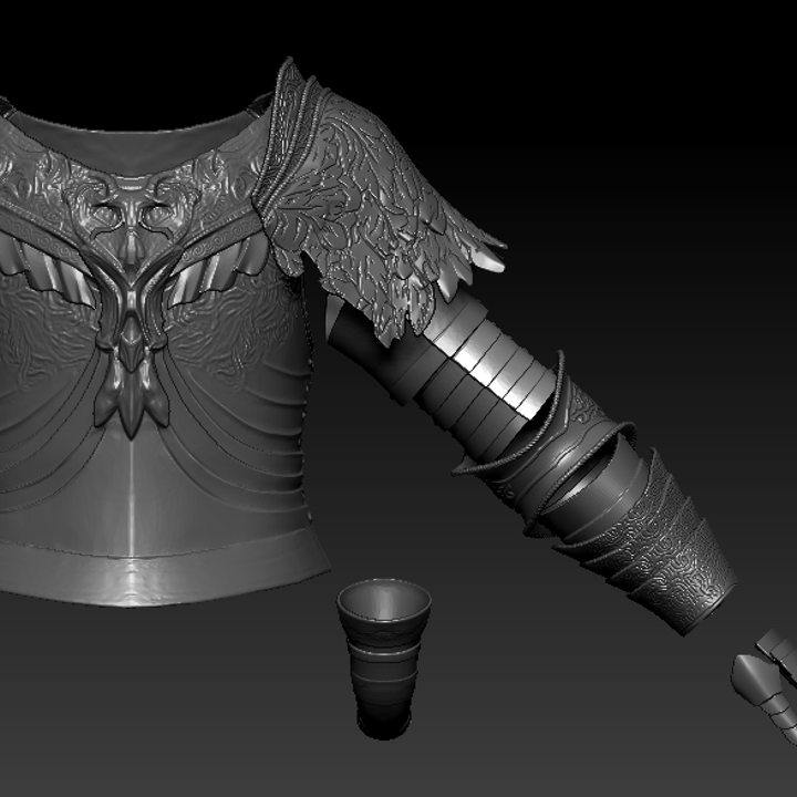 3D Printable ULTIMATE VARGRAM THE RAGING WOLF PACK full armor with ...