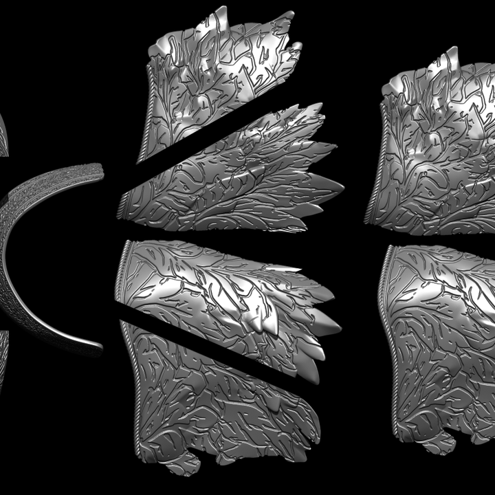 3D Printable ULTIMATE VARGRAM THE RAGING WOLF PACK full armor with ...