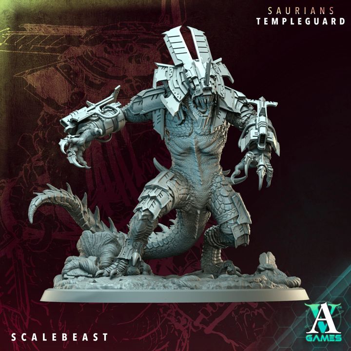 3D Printable Scalebeast by Archvillain Games
