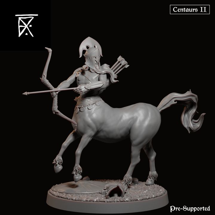 3D Printable Centaurs II - Pack by FX Miniatures