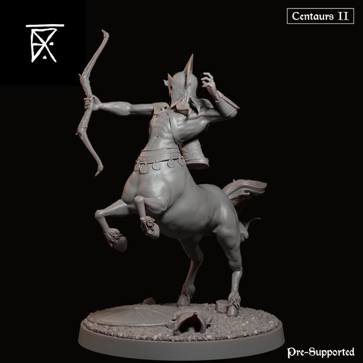 3D Printable Centaurs II - Pack by FX Miniatures