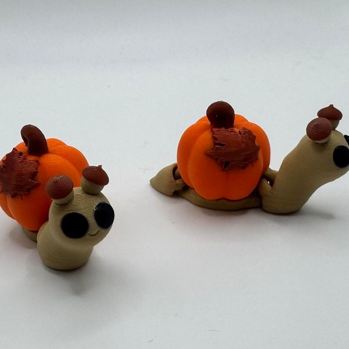 3D Printable Flexi Fall Snail by Jambaby Designs