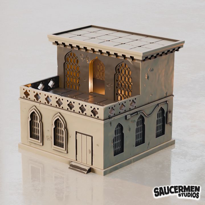 3D Printable Middle Eastern Buildings BUNDLE by Saucermen Studios