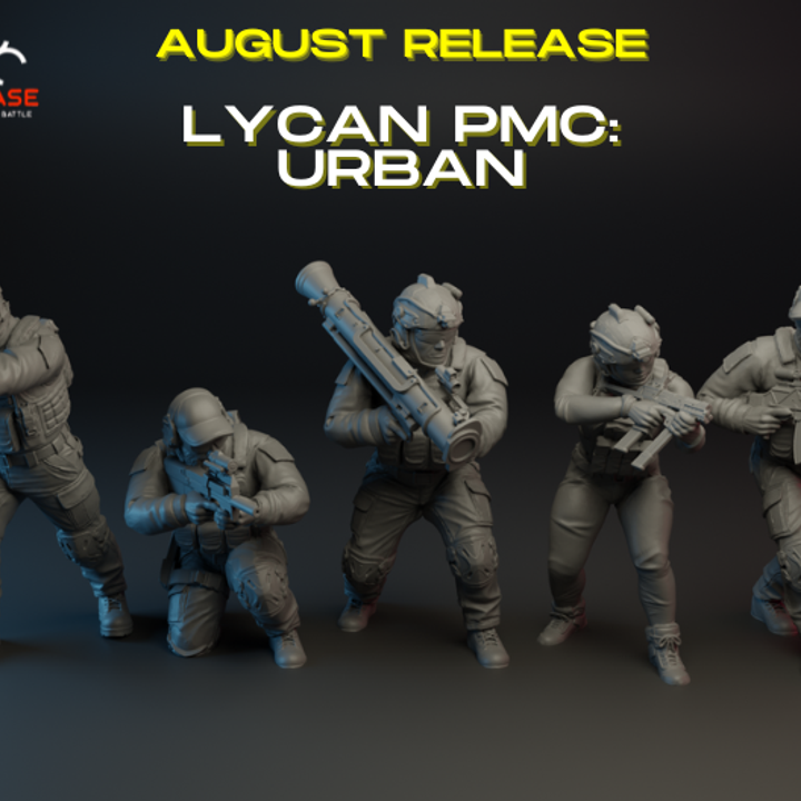 3D Printable Turnbase Miniatures: Wargames- Lycan PMC: Urban by ...