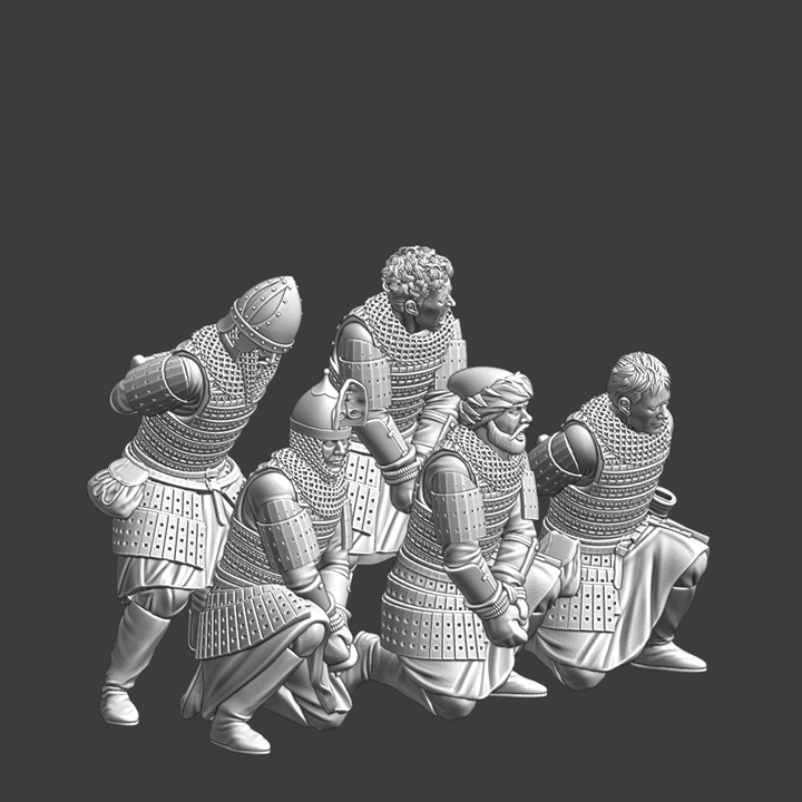 3D Printable Kievan Rus Prisoners – Medieval 3D Printable Miniatures ...