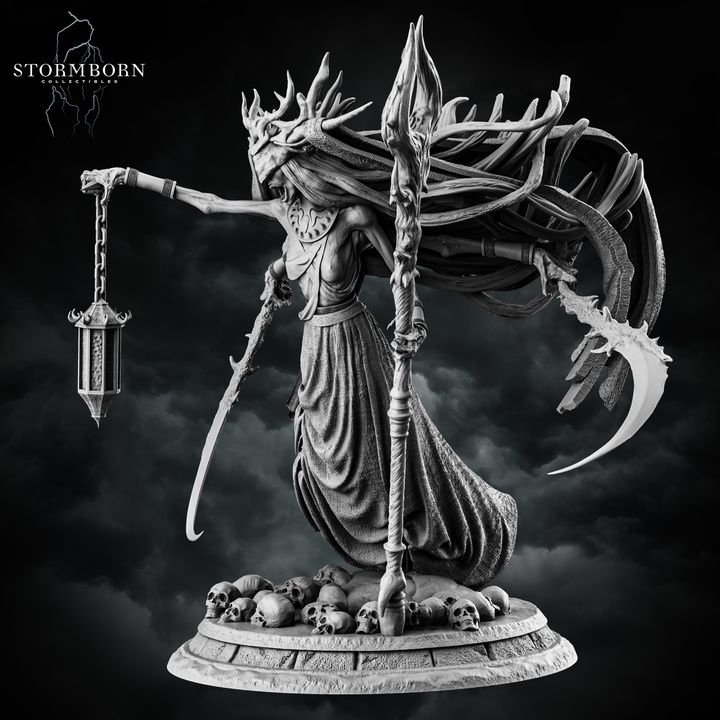 3D Printable Banshee Queen (2 sizes included) by Stormborn Collectibles