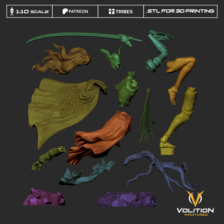 3D Printable Blade of Putrefy | Figure | Presupported by Volition Miniatures