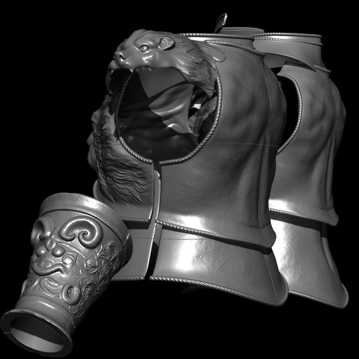 3D Printable PROMISED CONSORT RADAHN COSPLAY ARMOR life size replica ...