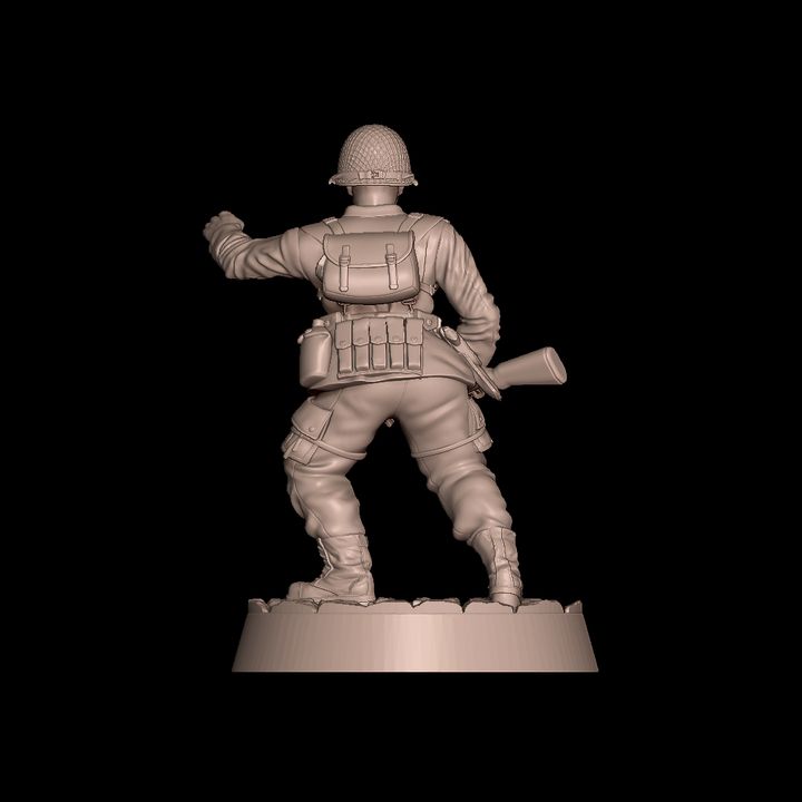 3D Printable USA Soldier WW2 Bolt Action by Dmitry Tishchenkov