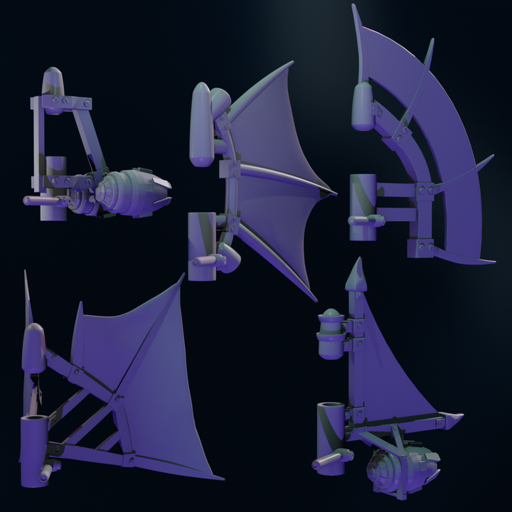 3D Printable Modular Astral Skiff FDM/Resin-Compatible by Studio Fantasms
