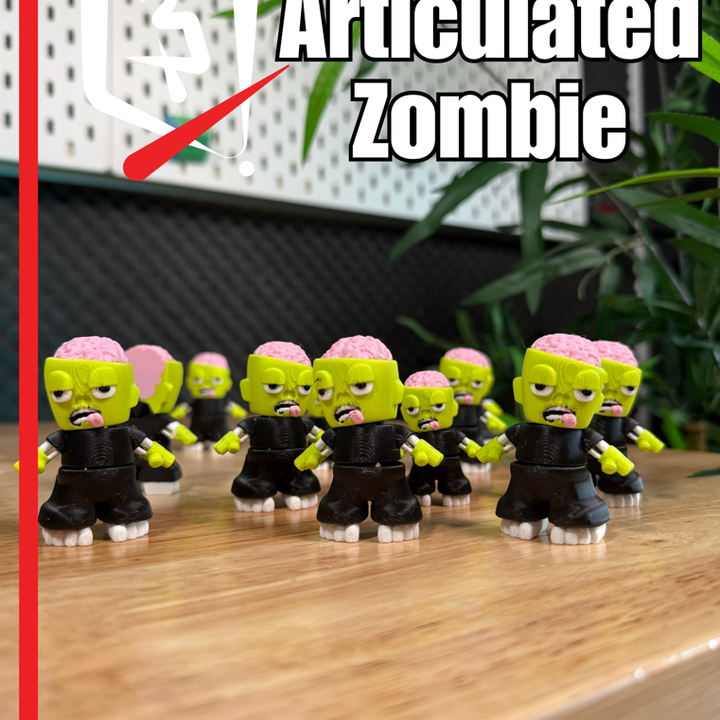 3D Printable Articulated Zombie – Print-in-Place Undead - Members ...
