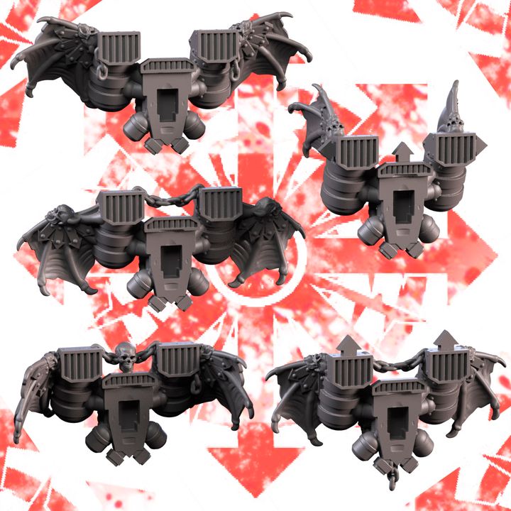 3D Printable Jetpack with demon wings by Sergeant Hammer