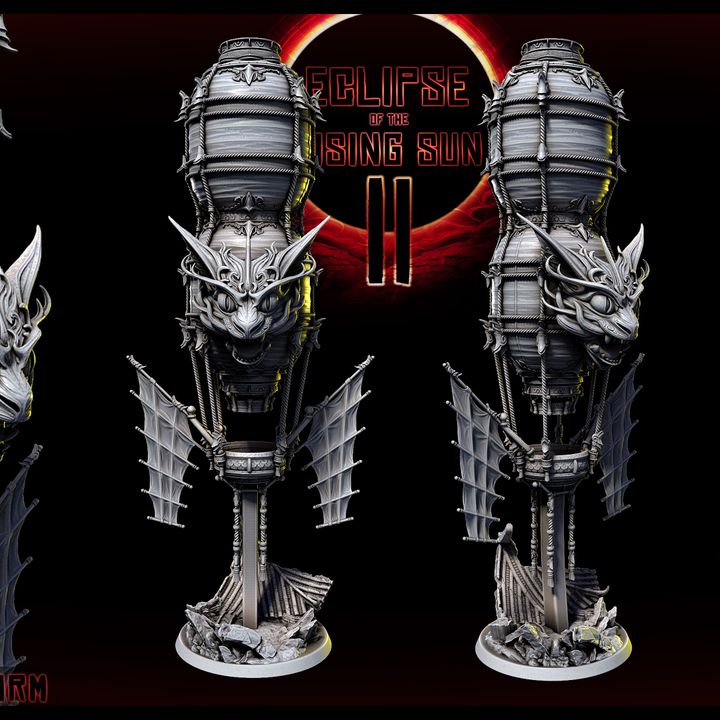 3D Printable Heavenly War Balloon (Idle pose) by Mini Monster Mayhem