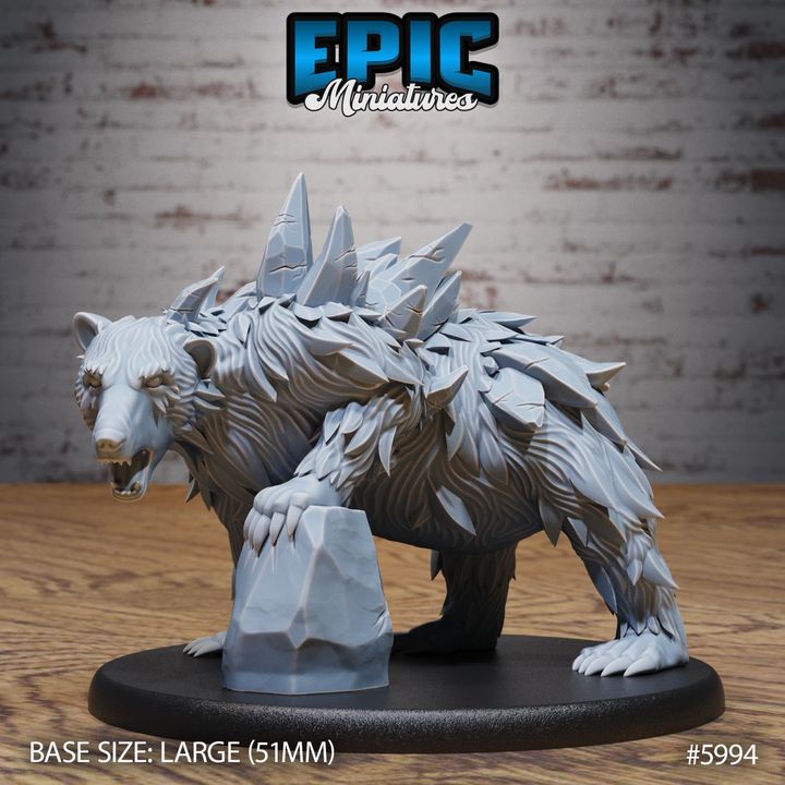 3D Printable Magical Frost Bear Set / Arctic Wild Animal / Snow ...