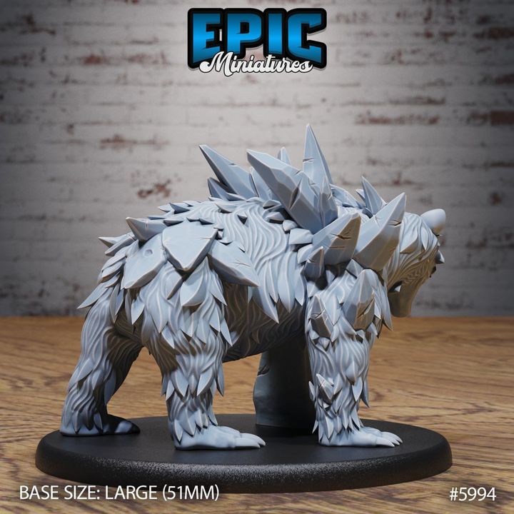 3D Printable Magical Frost Bear Set / Arctic Wild Animal / Snow ...