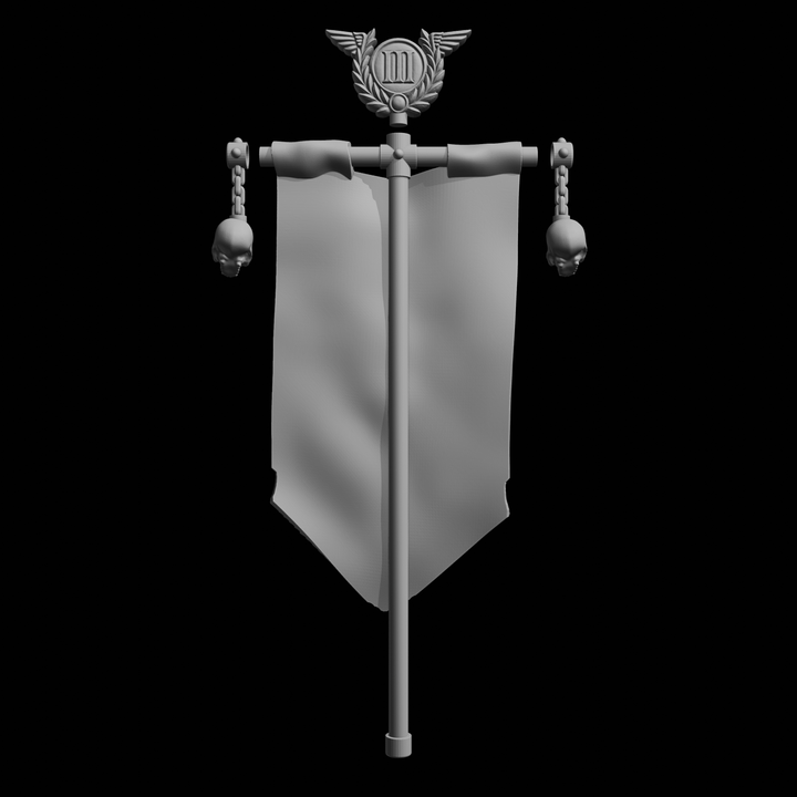 3D Printable Emperor's Third Banner 3 by Titanoalfa