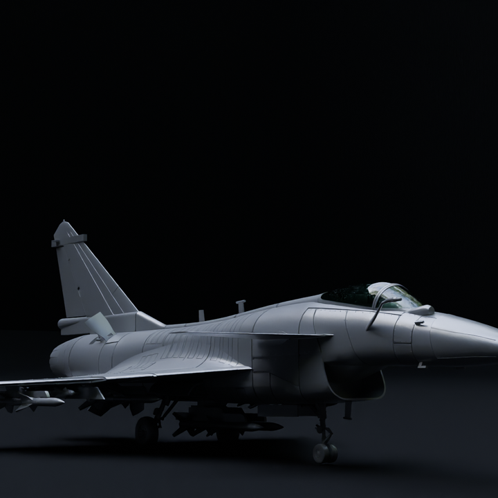 3D Printable Chinese Chengdu J10C by The Military Industrial Complex