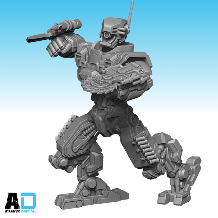 3D Printable Foesmasher Battle Automata by Wargames Atlantic