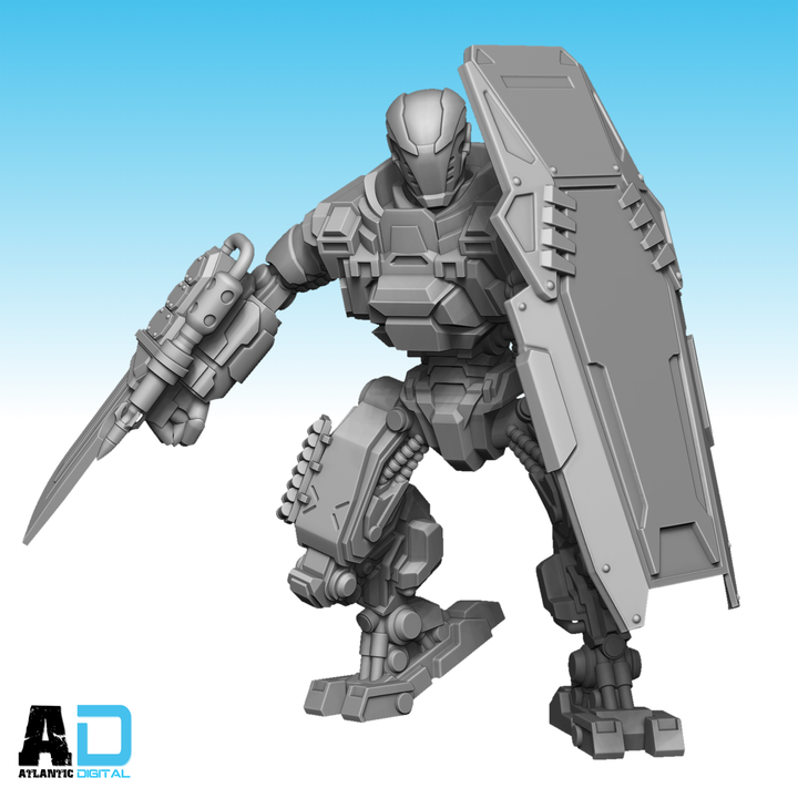 3D Printable Foesmasher Battle Automata by Wargames Atlantic