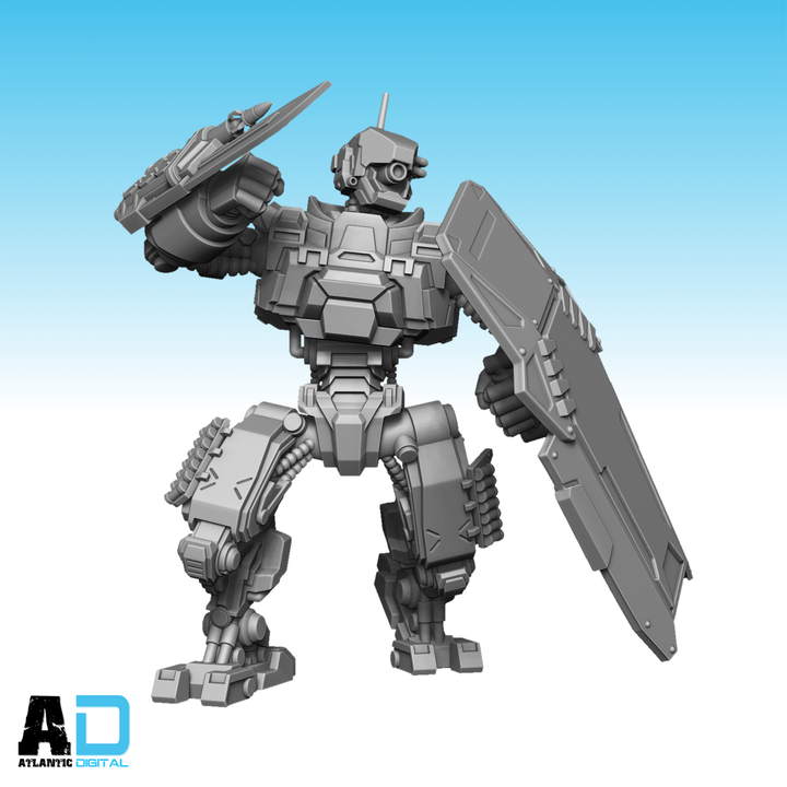 3D Printable Foesmasher Battle Automata by Wargames Atlantic