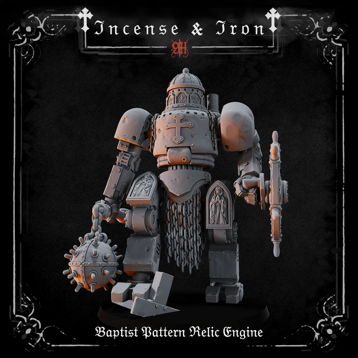 3D Printable Baptist Pattern Relic Engine Anchorite by 9hell