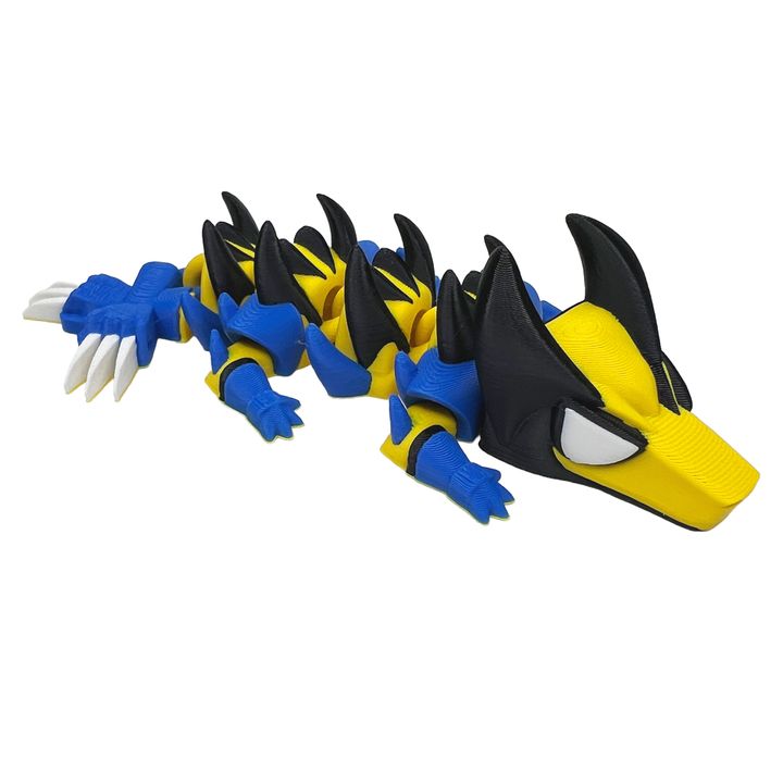 3D Printable Mini Mutant Dragon by Steven Wolf Studio