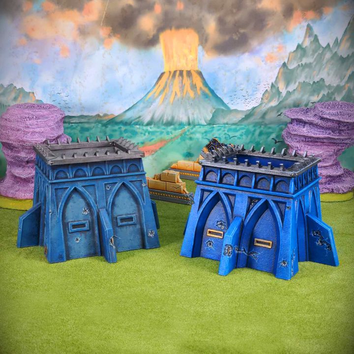 3D Printable Retro Battle Bunker - Remastered by Doctor Spork