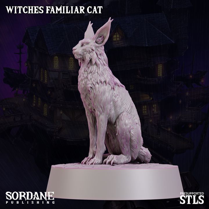 3D Printable Witches Familiar - Cats by Sordane Publishing