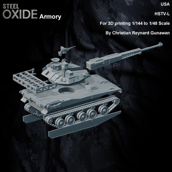 3D Printable HSTV-L by STEELOXIDE3D