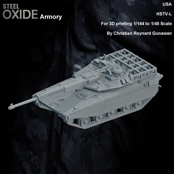 3D Printable HSTV-L by STEELOXIDE3D