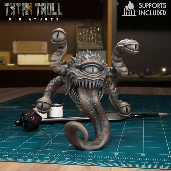 3D Printable Beholder Pack [Pre-Supported] by TytanTroll Miniatures